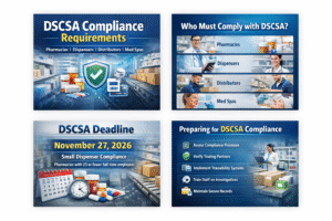 DSCSA Requirement for Pharmacies, Distributors and Med Spas